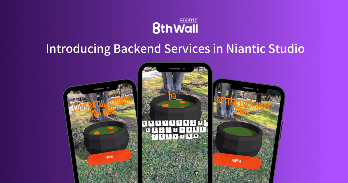 Introducing Backend Services in Niantic Studio | 8th Wall